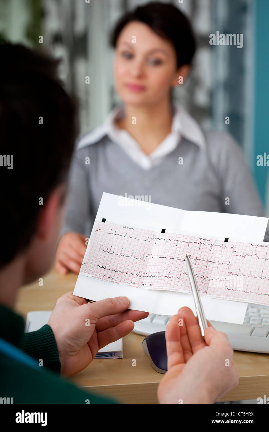 Normal ecg hi-res stock photography and images - Alamy