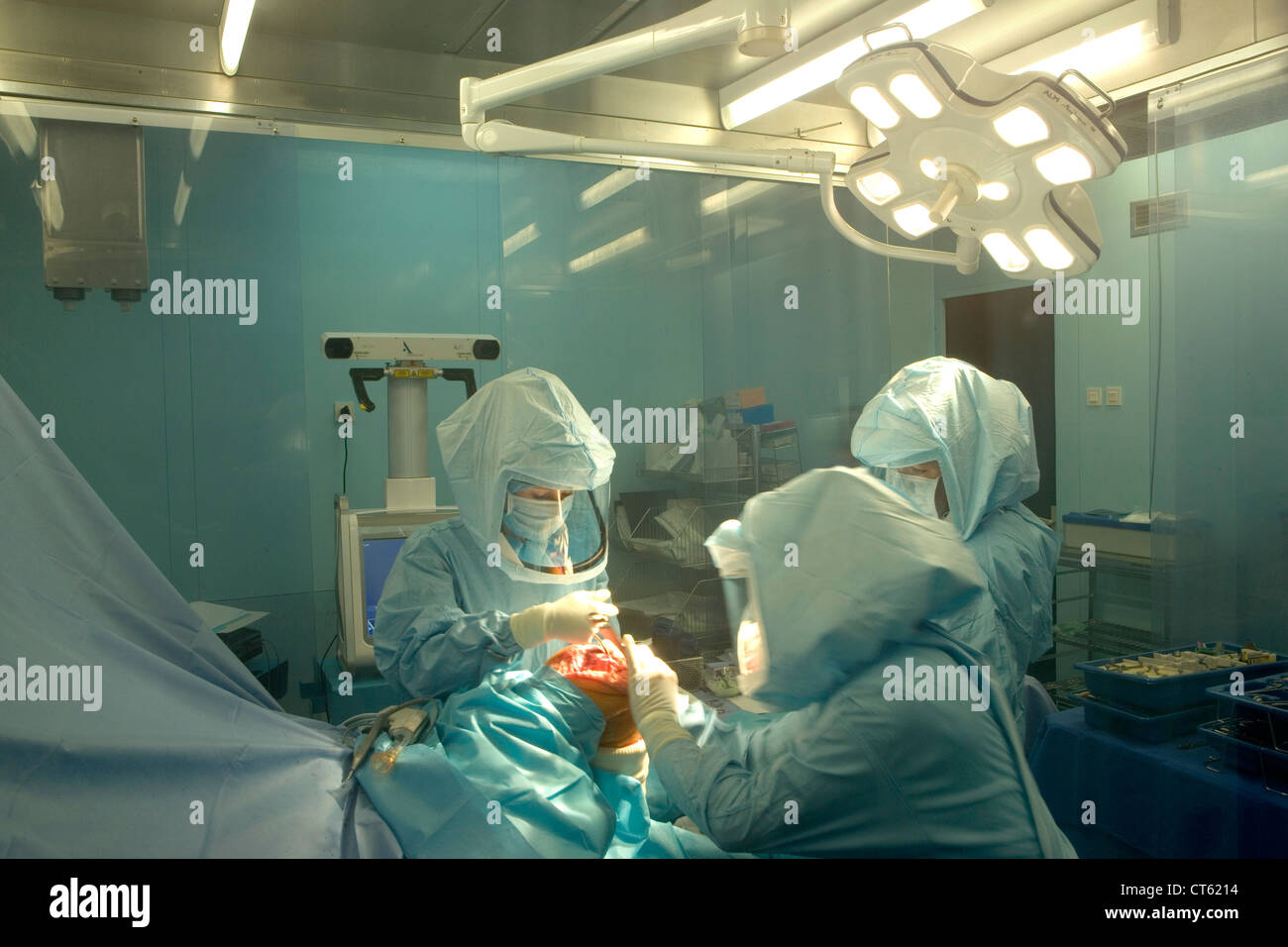 KNEE PROSTHESIS, SURGERY Stock Photo - Alamy