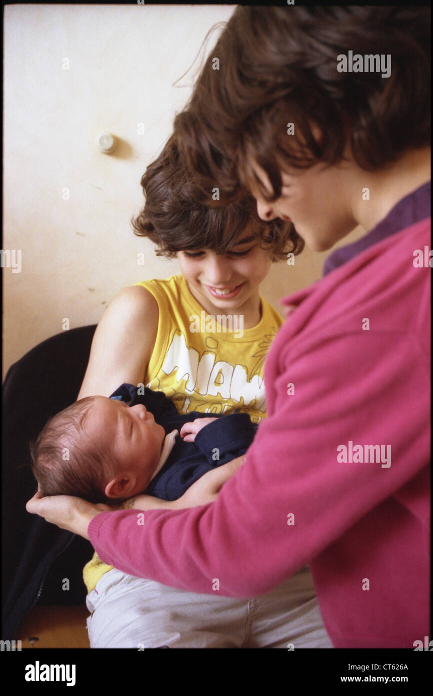Reconstituted family hi-res stock photography and images - Alamy