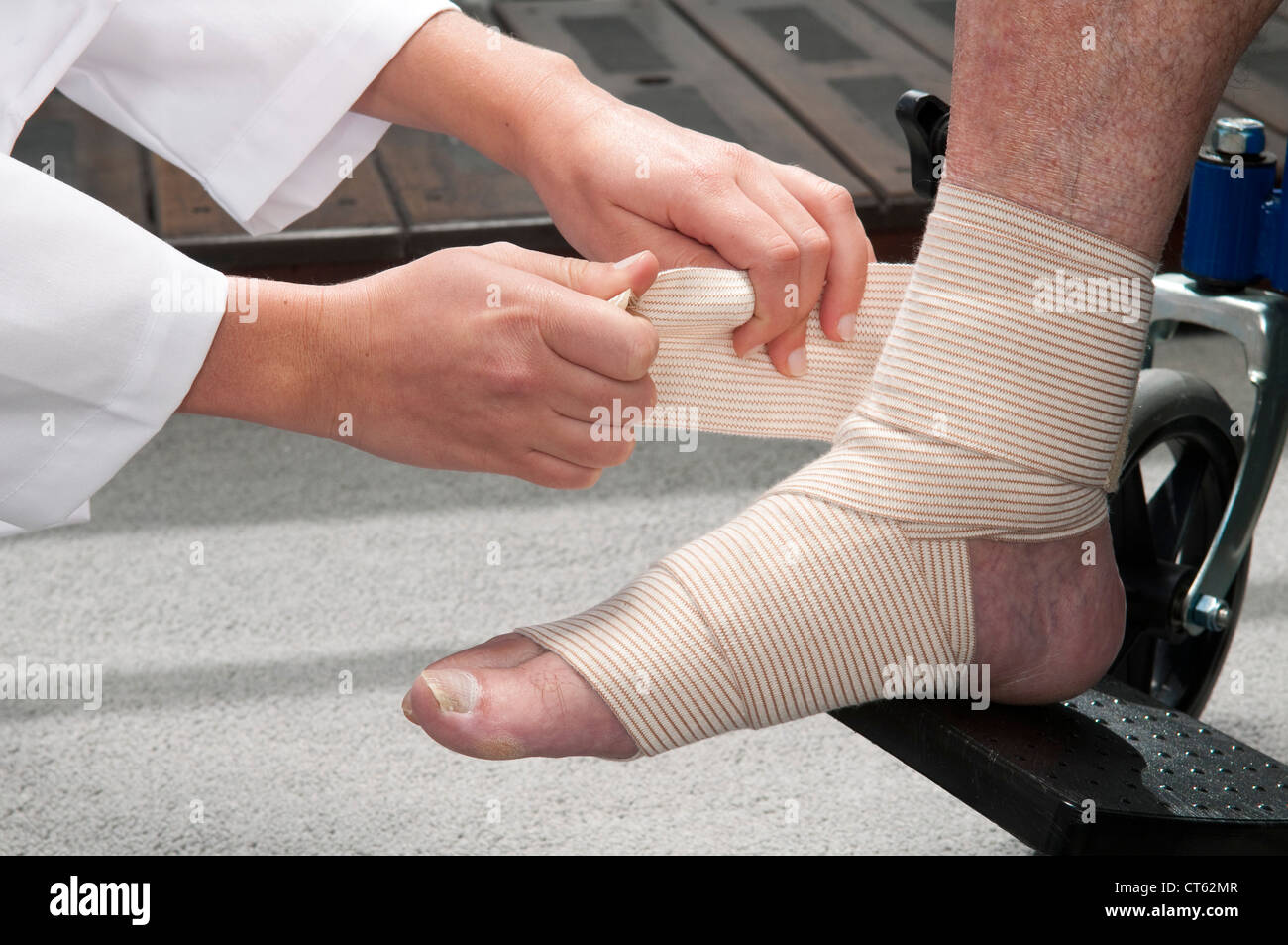 Foot bandages hi-res stock photography and images - Alamy