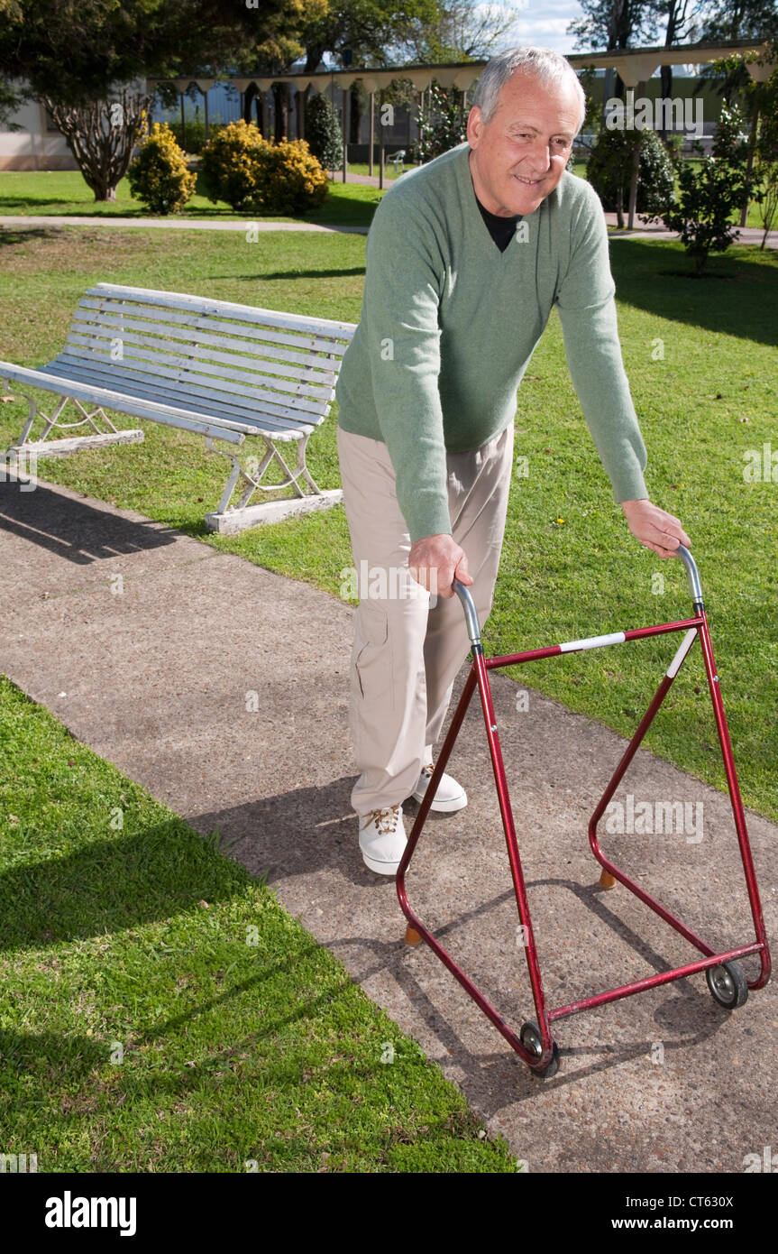 WALKER FOR ELDERLY PERSON Stock Photo - Alamy