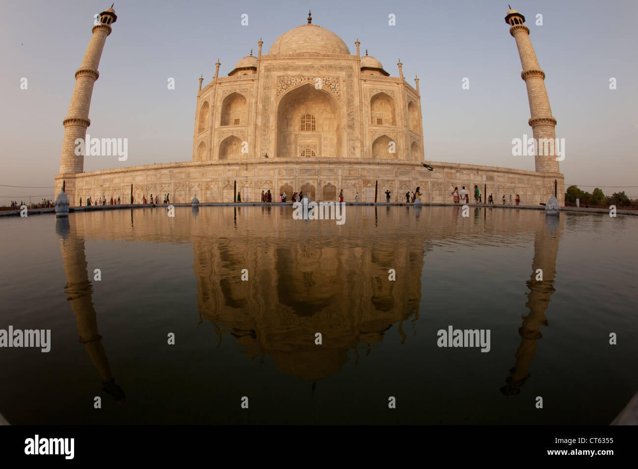 Taj Mahal at Sunset Stock Photo - Alamy