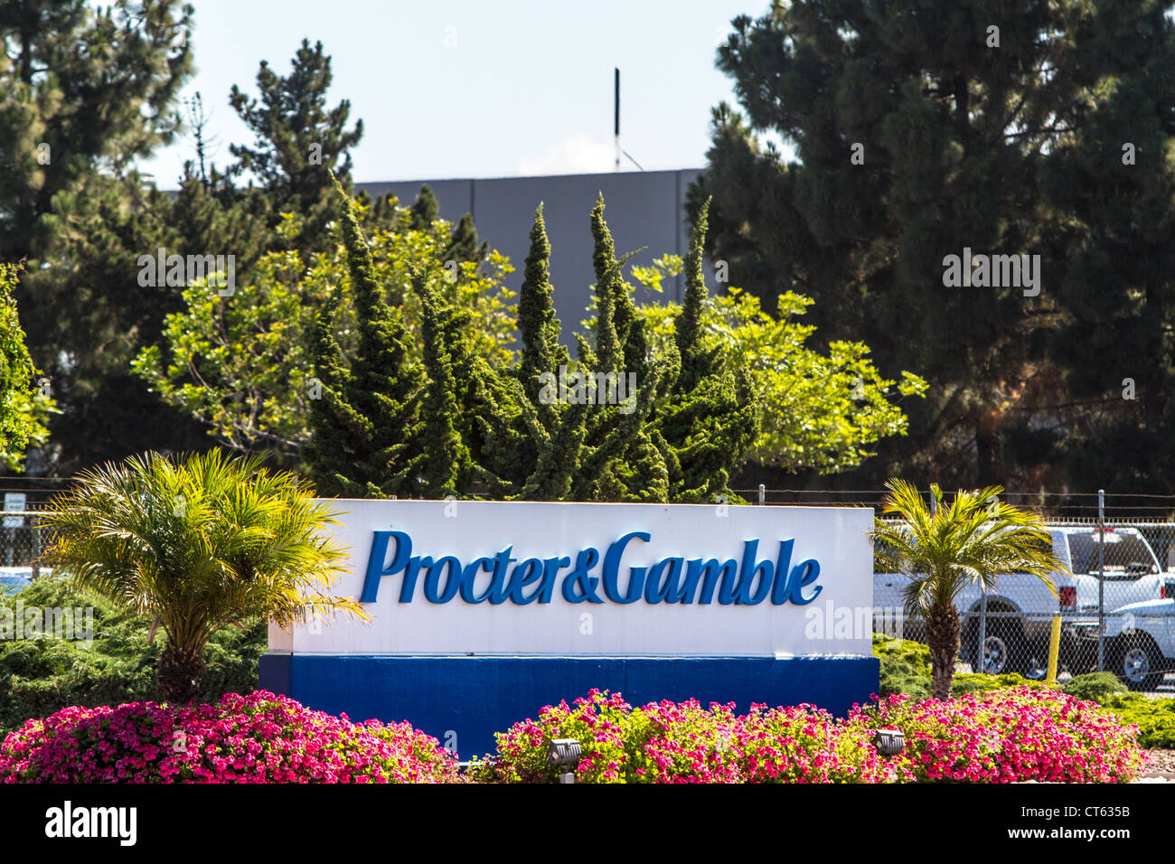 Proctor and Gamble sign at a plant in Oxnard California Stock Photo - Alamy