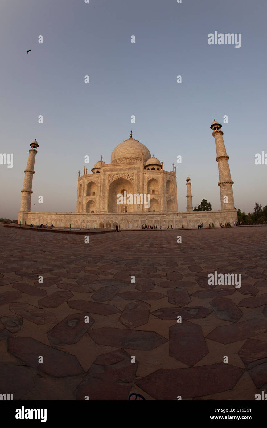 Taj Mahal at Sunset Stock Photo - Alamy