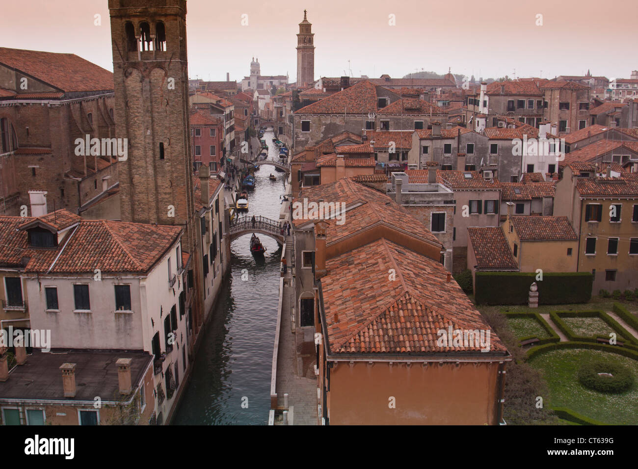 bird eyeview of Venice city Stock Photo - Alamy