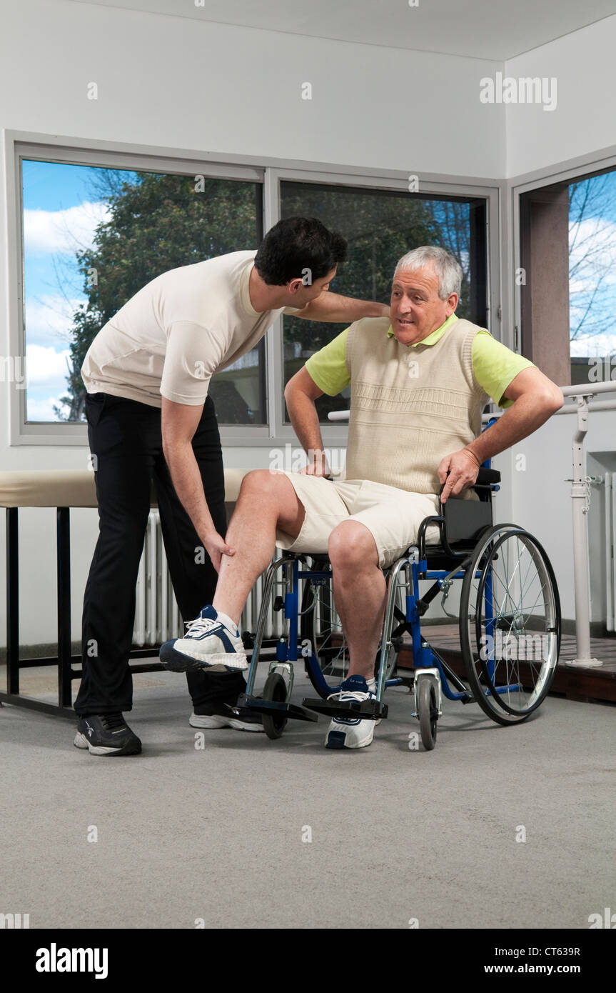 ELDERLY PERSON IN WHEELCHAIR Stock Photo - Alamy