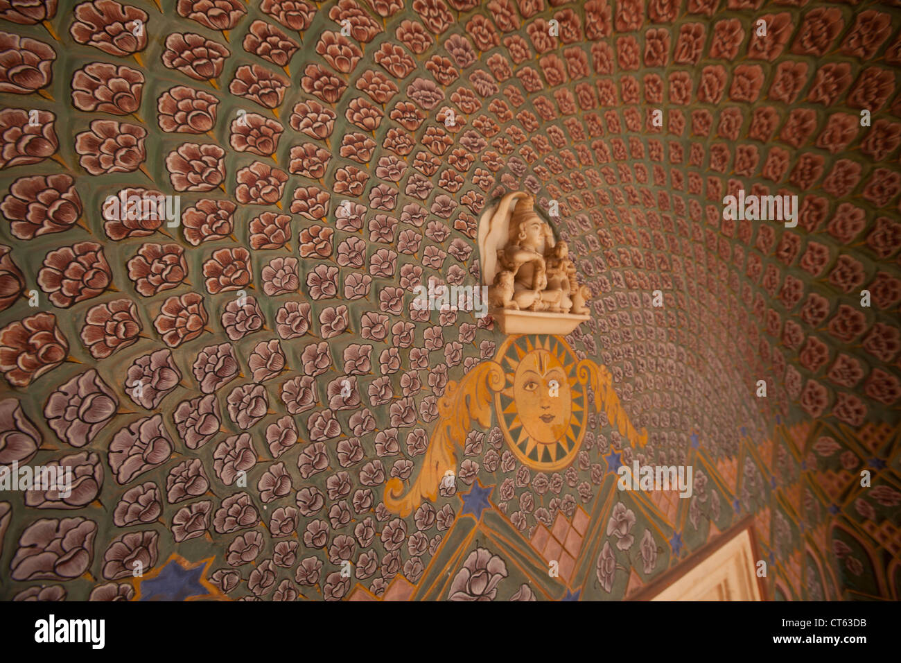 Royal Palace in Jaipur, Lotus Gate Stock Photo - Alamy