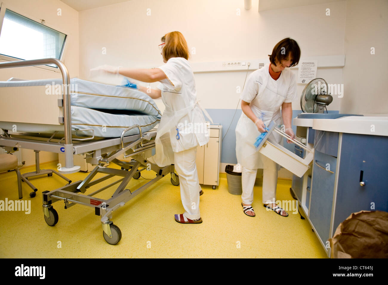 Hygiene hospital beds hi-res stock photography and images - Alamy