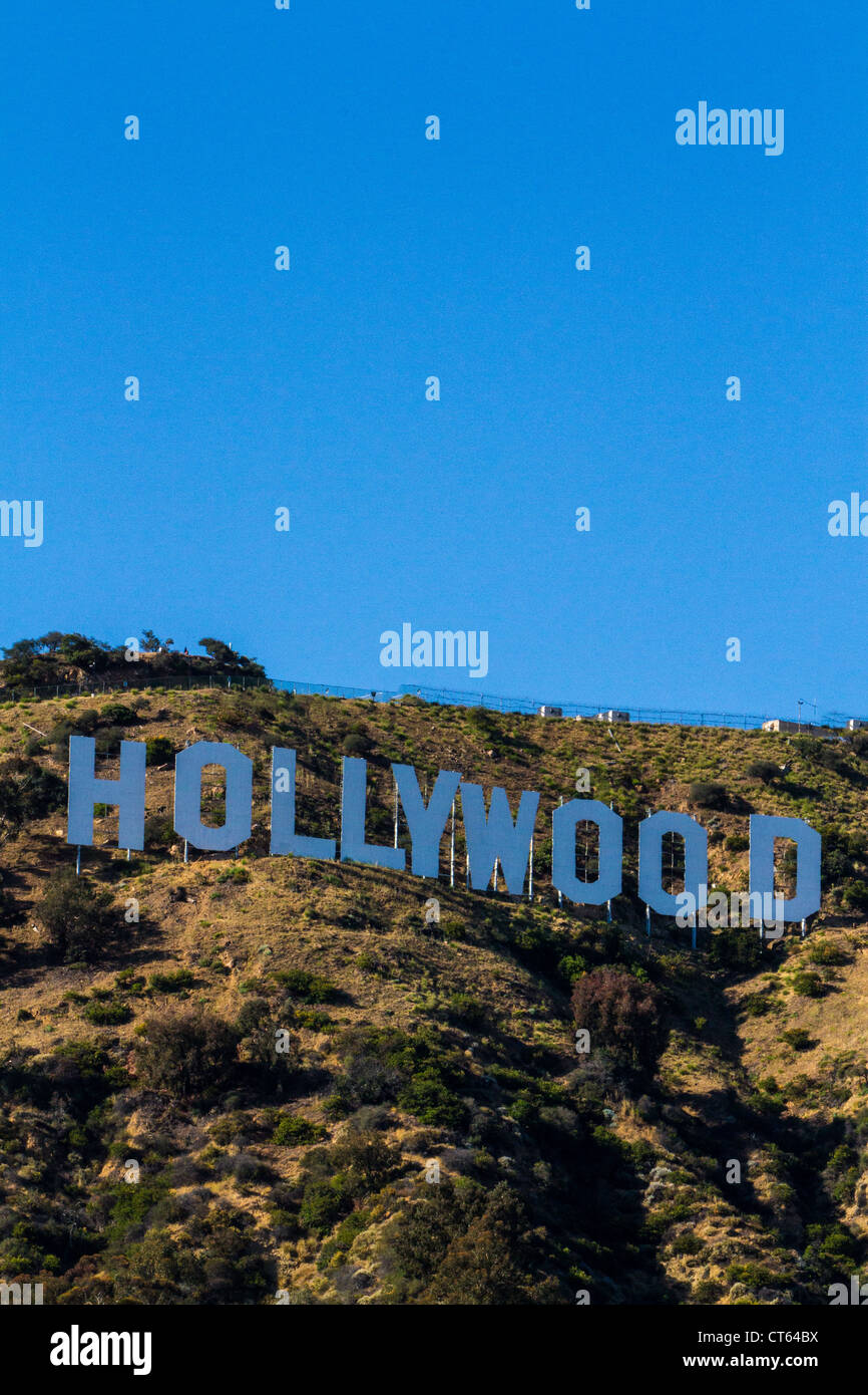 The Hollywood sign in Hollywood California Stock Photo - Alamy