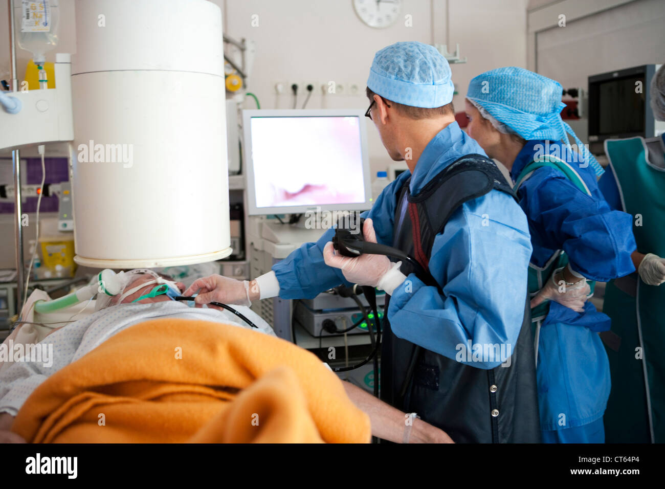 ESOPHAGEAL PROSTHESIS SURGERY Stock Photo - Alamy