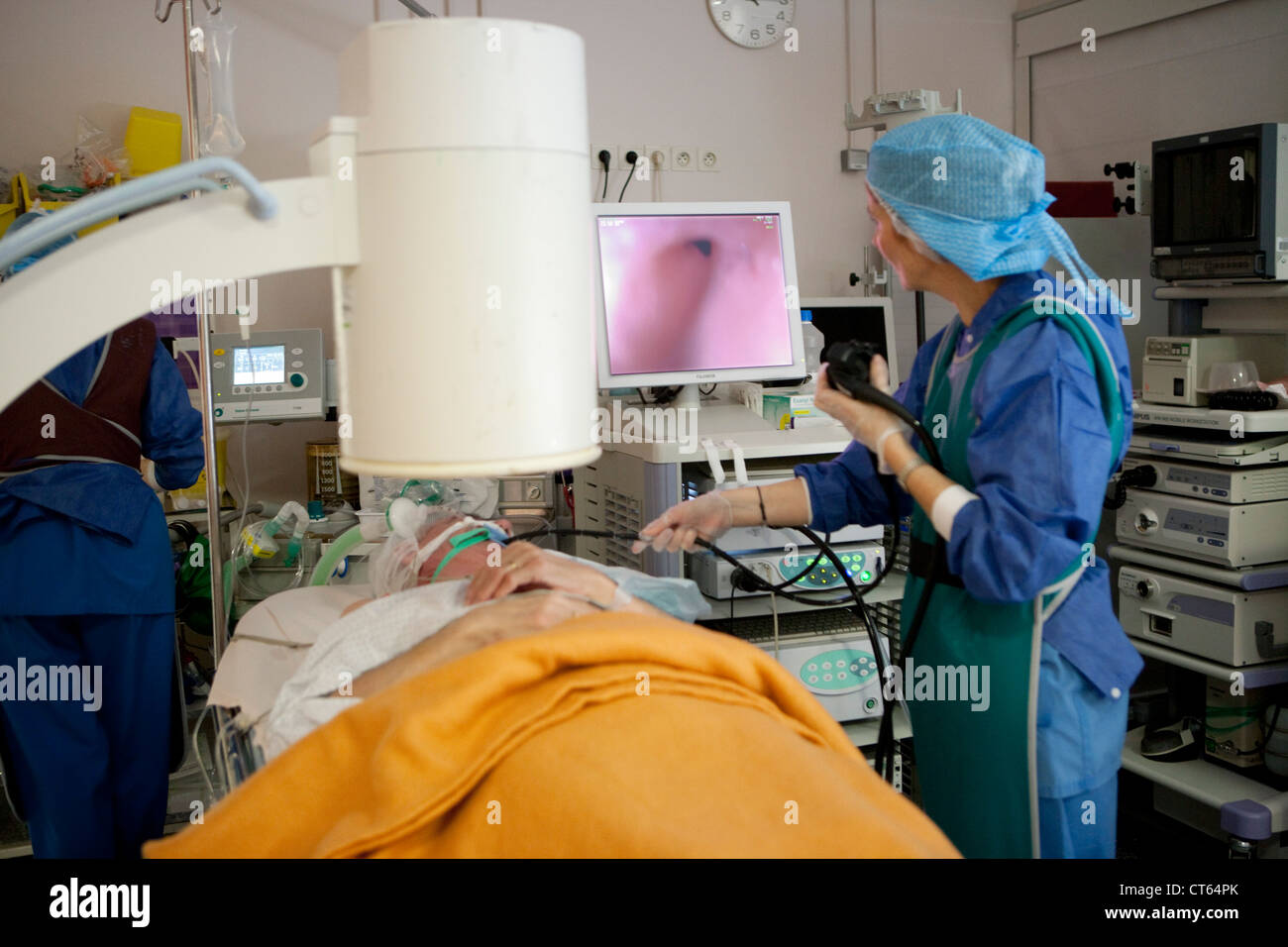 ESOPHAGEAL PROSTHESIS SURGERY Stock Photo - Alamy