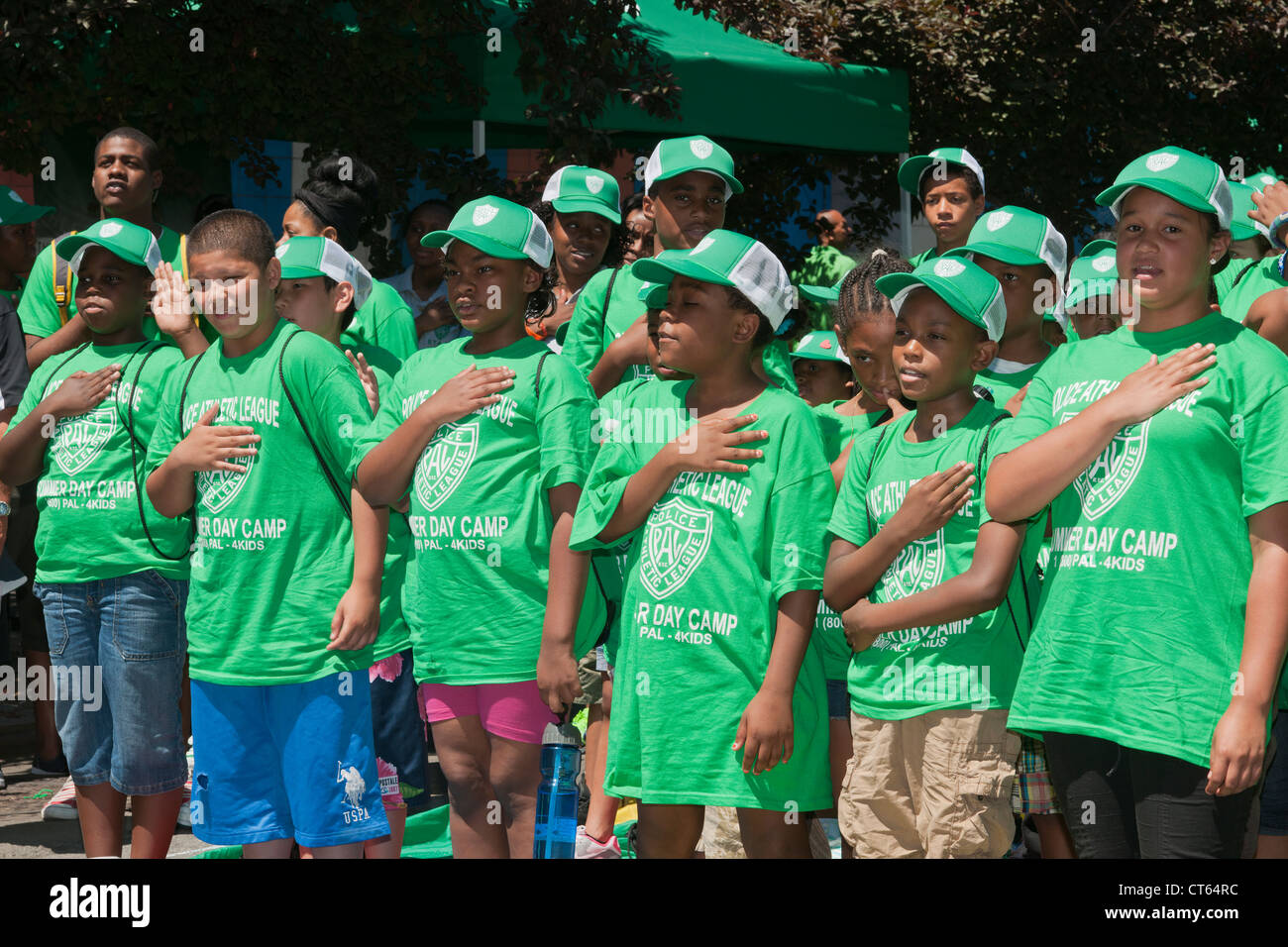 Pledge of allegiance children hi-res stock photography and images - Alamy
