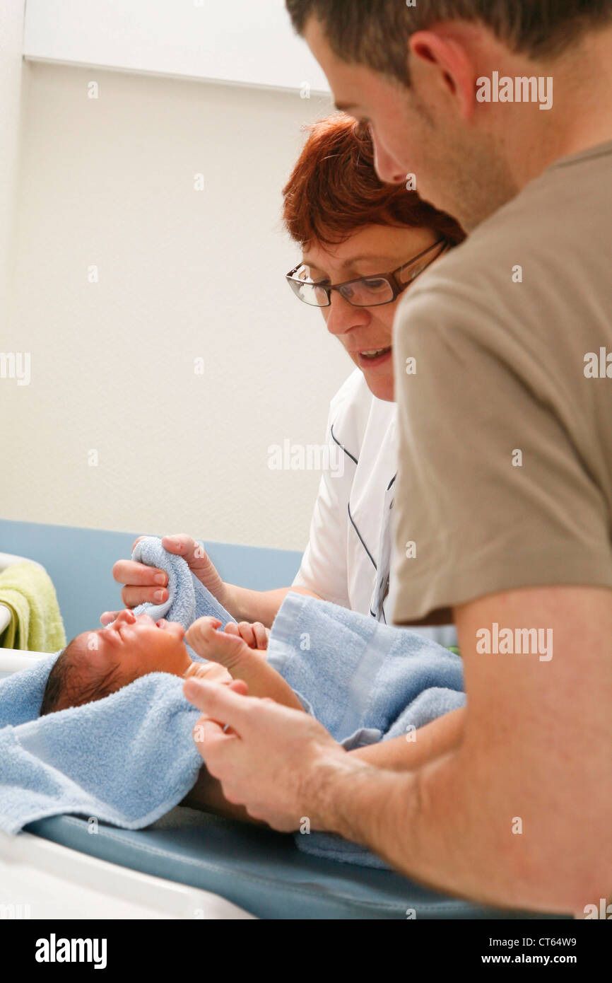 Father drying son hi-res stock photography and images - Alamy