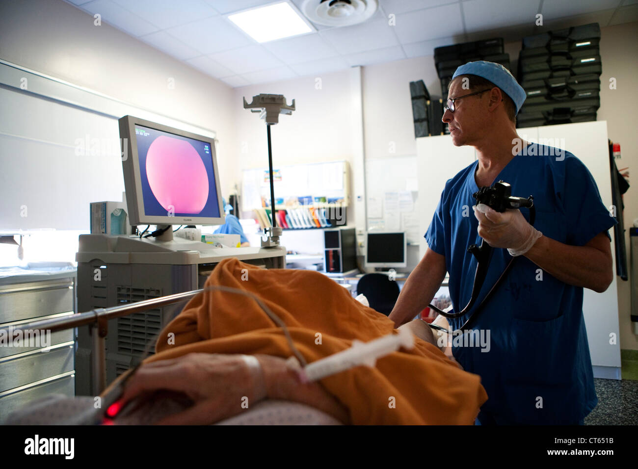 Colonoscopy examination colon digestive hi-res stock photography and ...