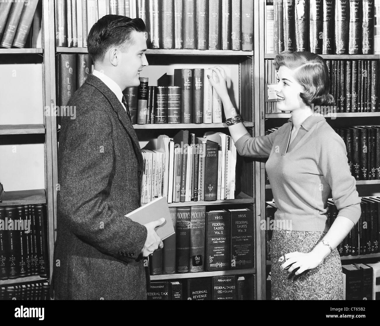 Vintage library Black and White Stock Photos & Images - Alamy