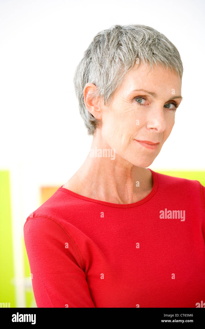 PORTRAIT WOMAN IN 50S Stock Photo - Alamy