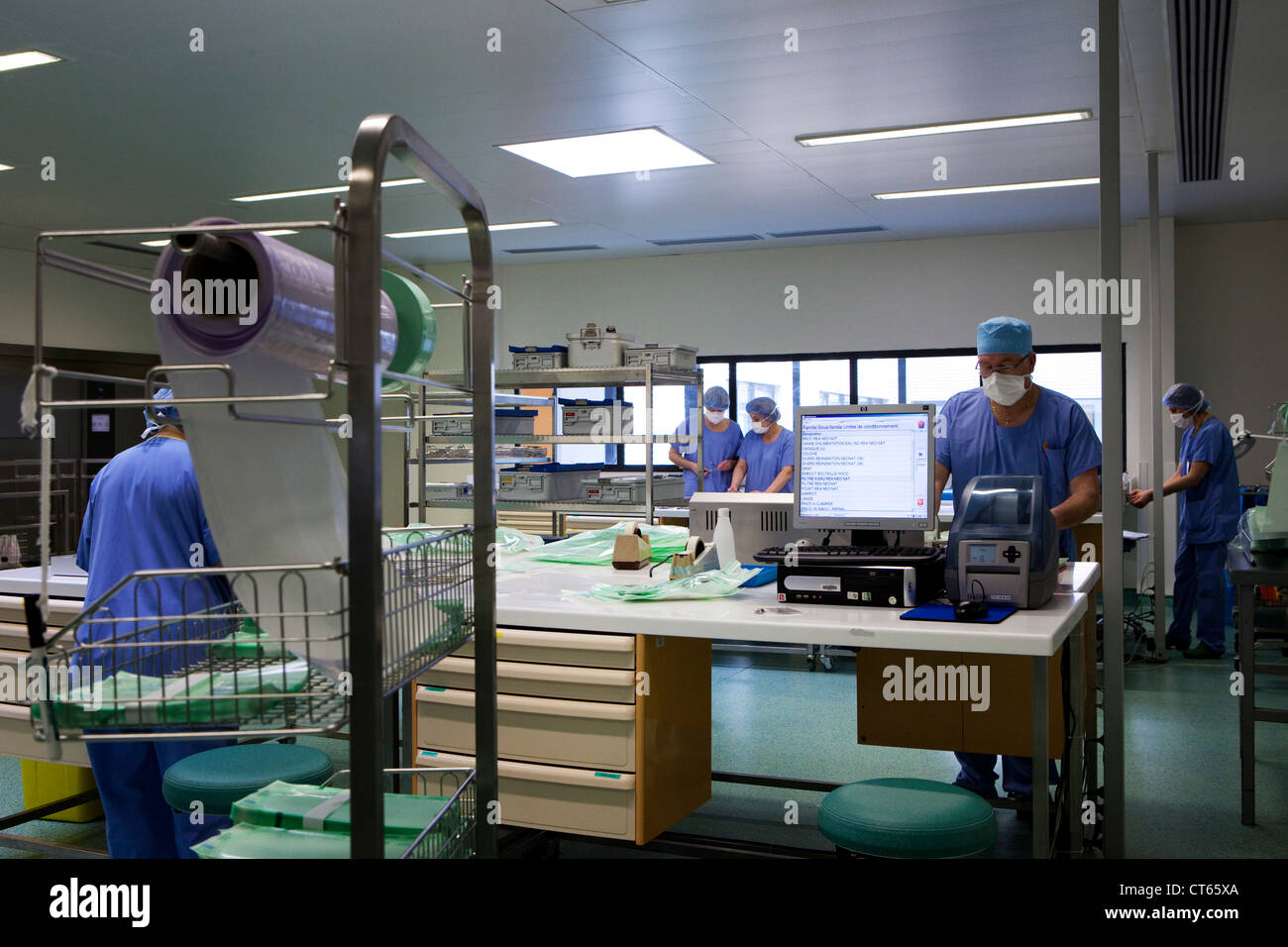 STERILIZATION OF MED. EQUIPMENT Stock Photo - Alamy