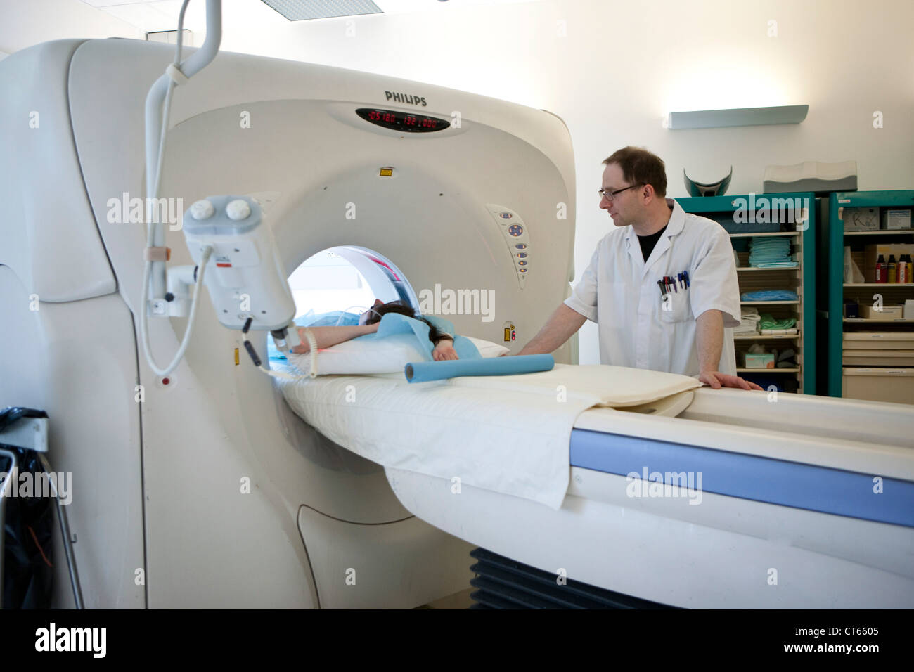 CT SCANNER EXAMINATION Stock Photo - Alamy