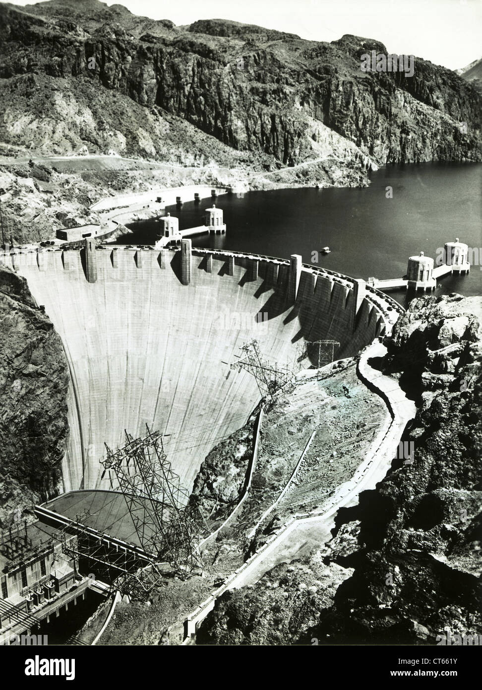 Hoover Dam 1936, Arizona, Nevada Stock Photo - Alamy