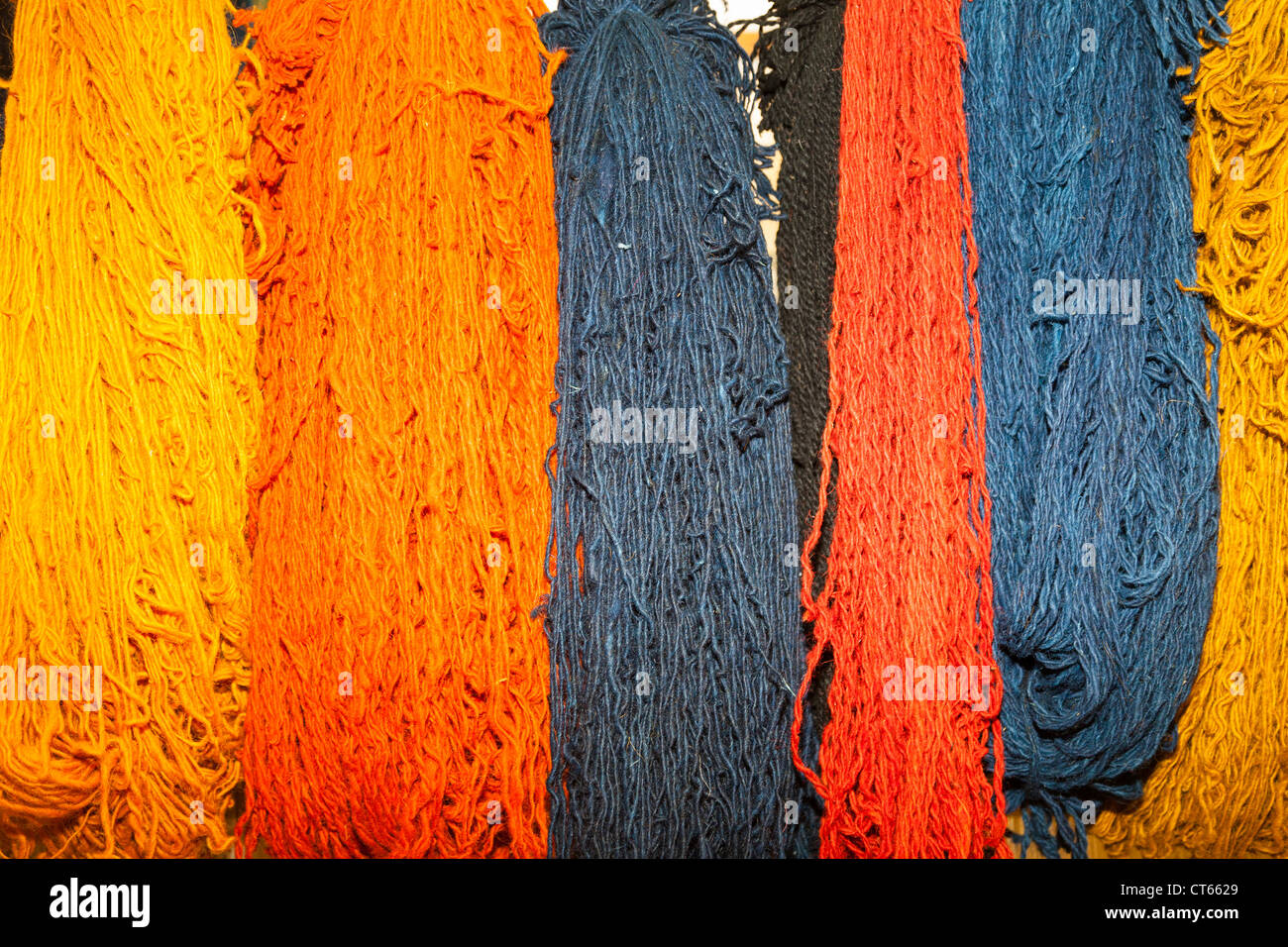 Colourful wool for sale, Turkey Stock Photo - Alamy