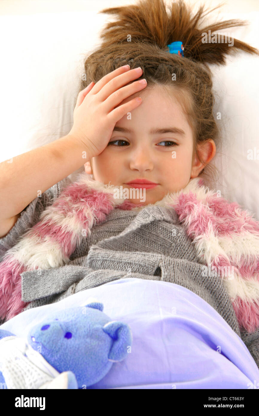 FEVER IN A CHILD Stock Photo - Alamy
