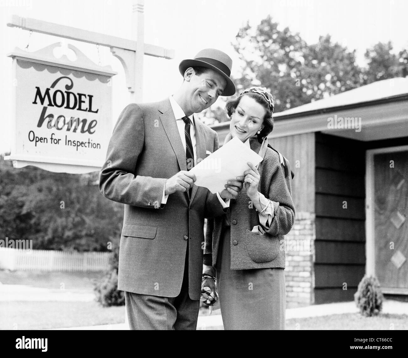 Couple in home Black and White Stock Photos & Images - Alamy