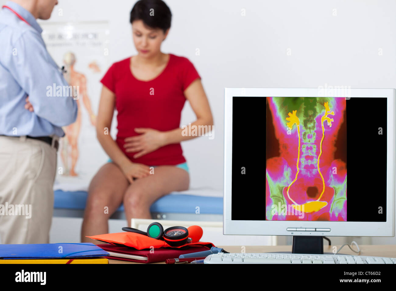 UROLOGY CONSULTATION WOMAN Stock Photo - Alamy