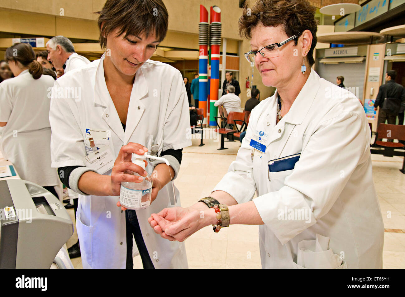 Hand hygiene hi-res stock photography and images - Alamy