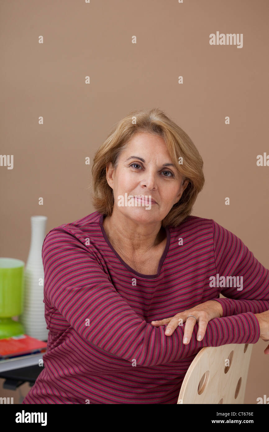 PORTRAIT WOMAN IN 50S Stock Photo - Alamy