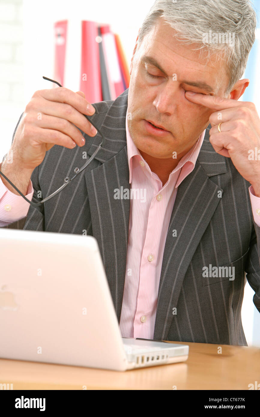Tired 60 years old man hi-res stock photography and images - Alamy