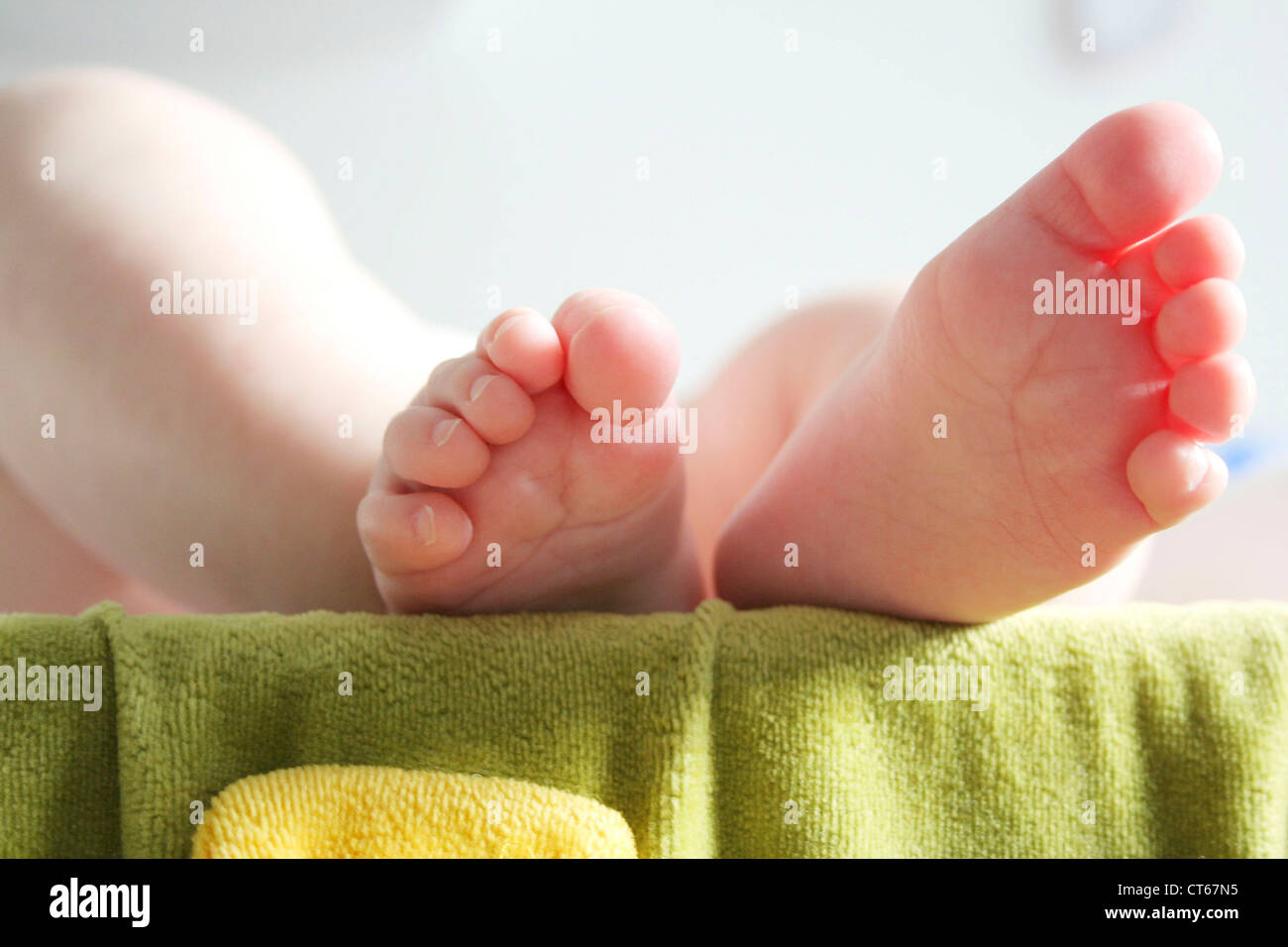 FOOT OF INFANT Stock Photo - Alamy