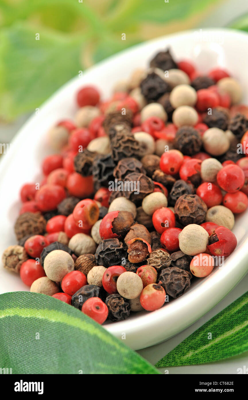 THREE PEPPER MIX Stock Photo - Alamy