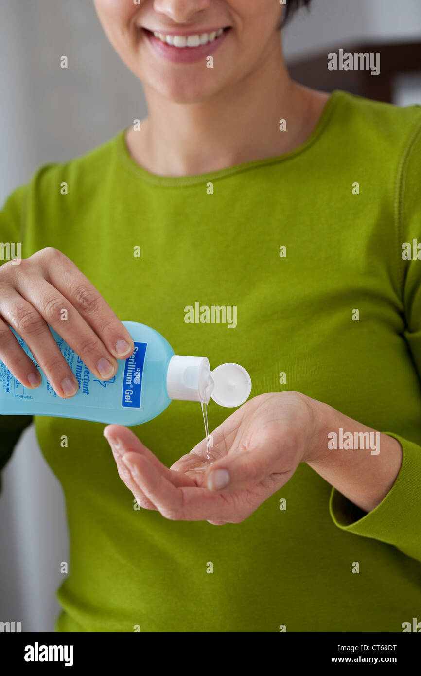 HAND WASHING, WOMAN Stock Photo - Alamy