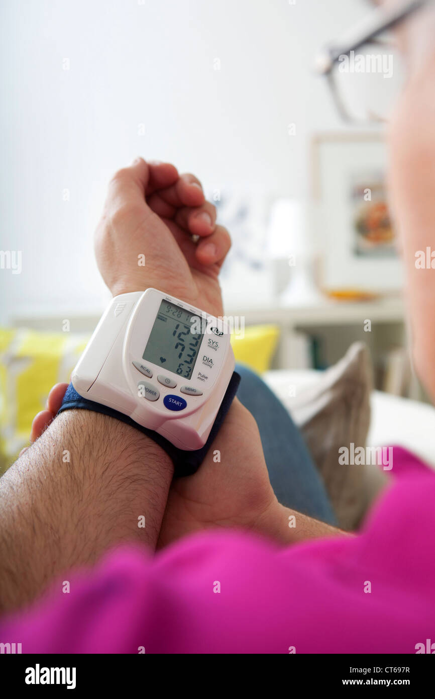 BLOOD PRESSURE, MAN Stock Photo - Alamy