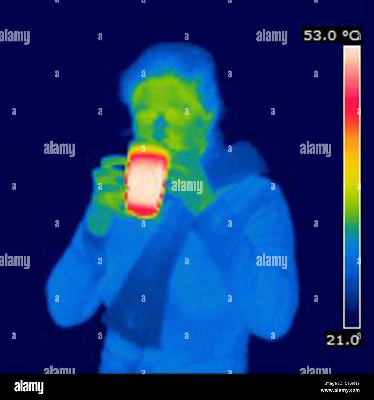 Human thermogram hi-res stock photography and images - Alamy