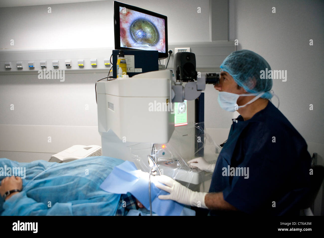 EYE LASER SURGERY Stock Photo - Alamy