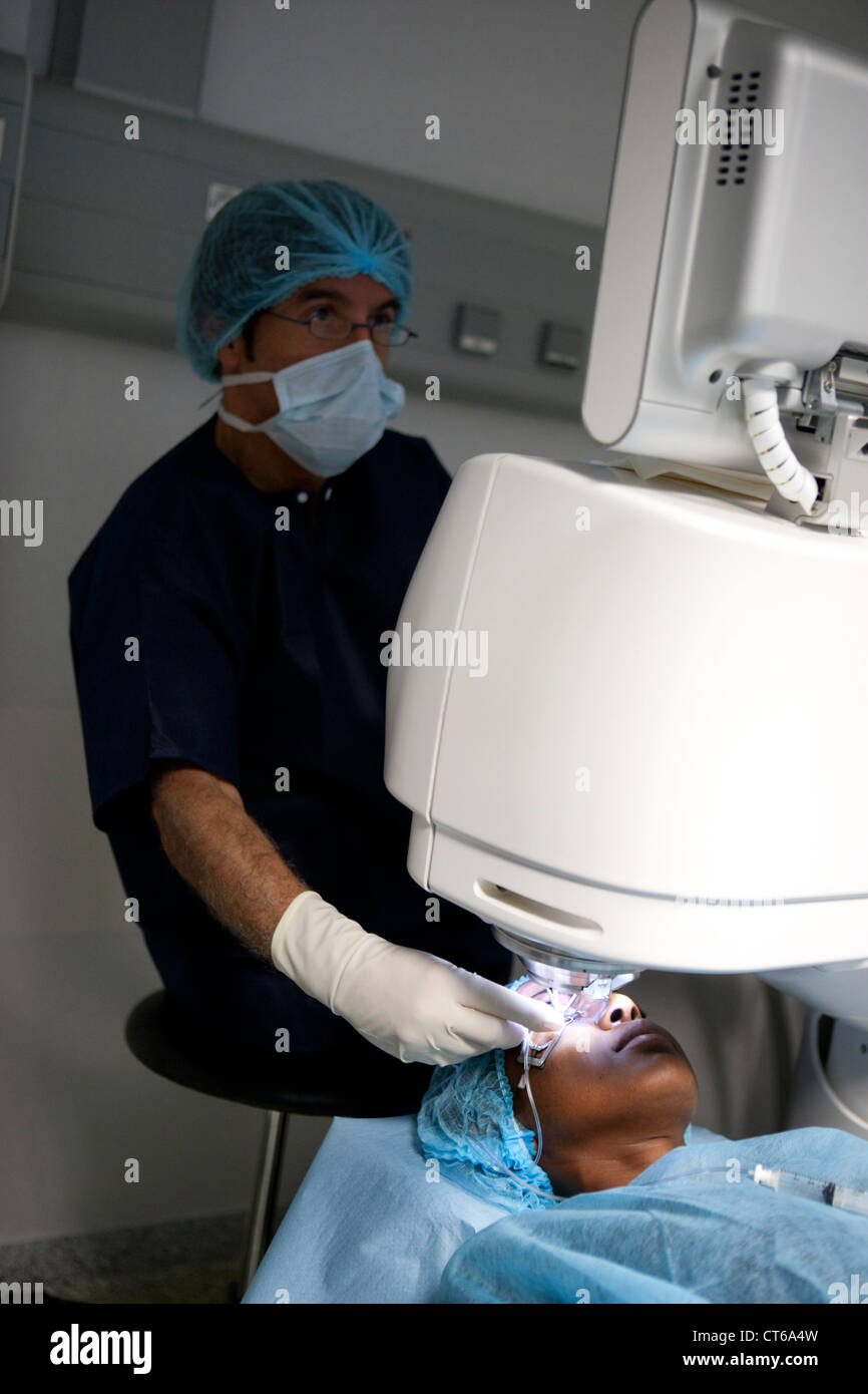 EYE LASER SURGERY Stock Photo - Alamy