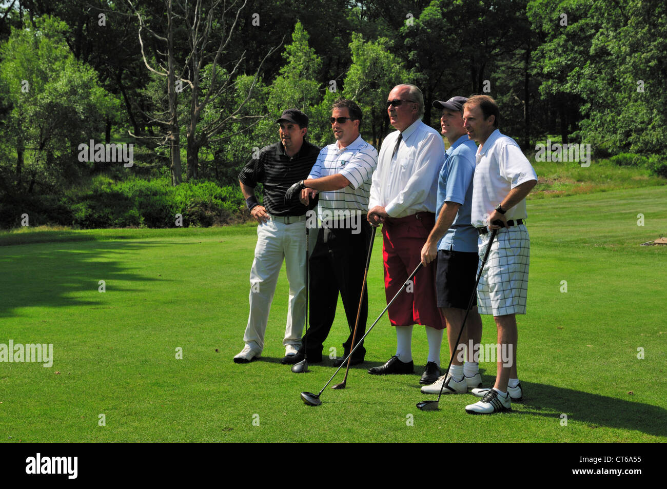Greg Wall, golf director at the Pocono Manor golf course, poses with a ...