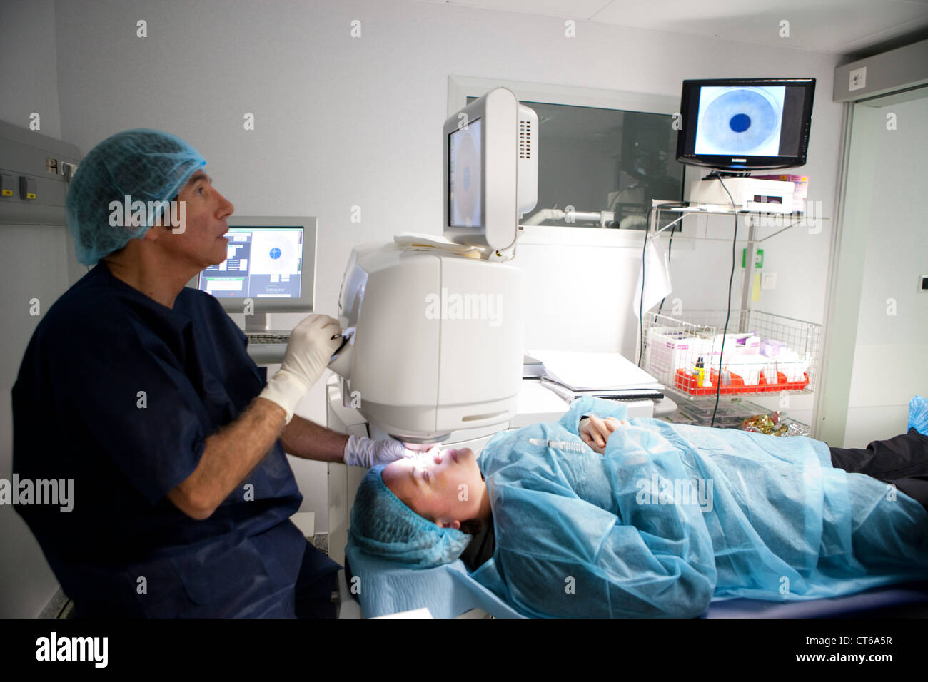 EYE LASER SURGERY Stock Photo - Alamy