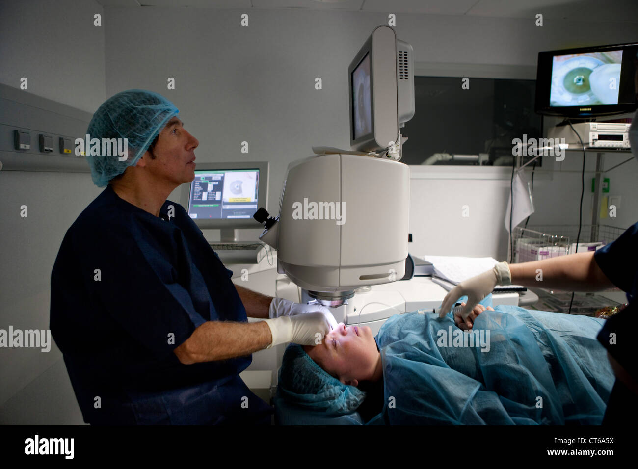 EYE LASER SURGERY Stock Photo - Alamy