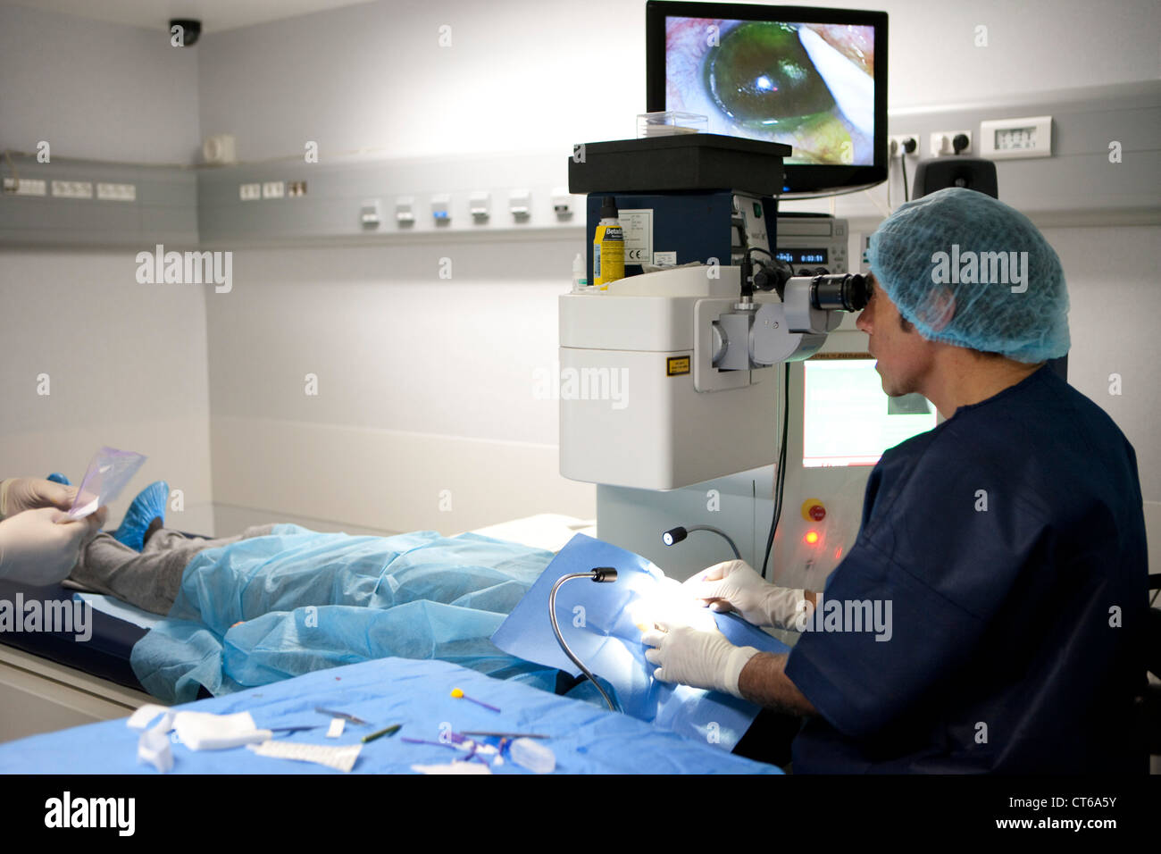 EYE LASER SURGERY Stock Photo - Alamy