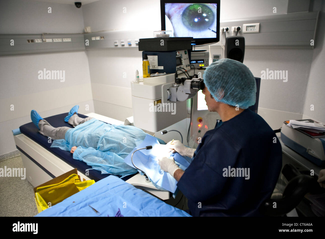 EYE LASER SURGERY Stock Photo - Alamy