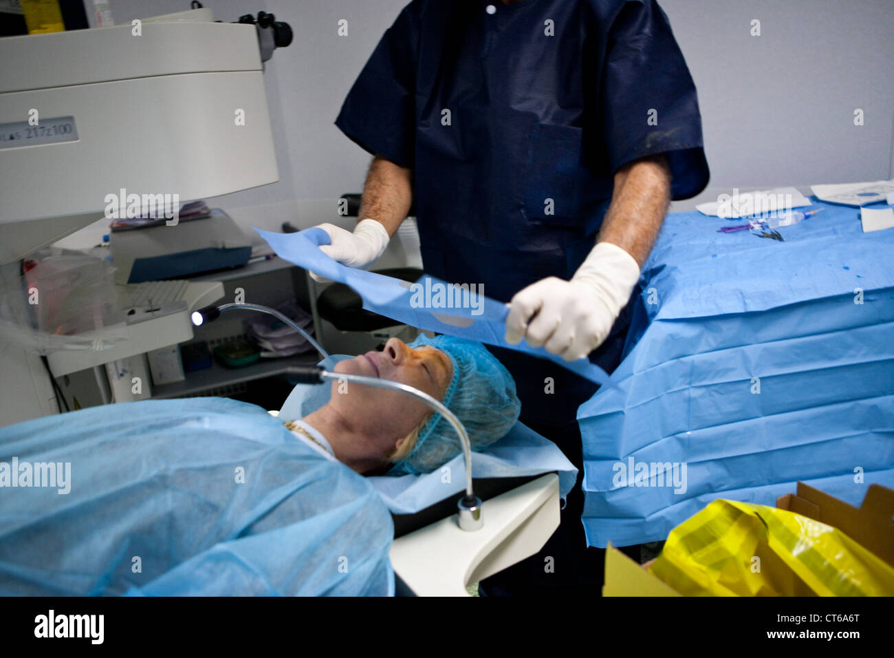 EYE LASER SURGERY Stock Photo - Alamy