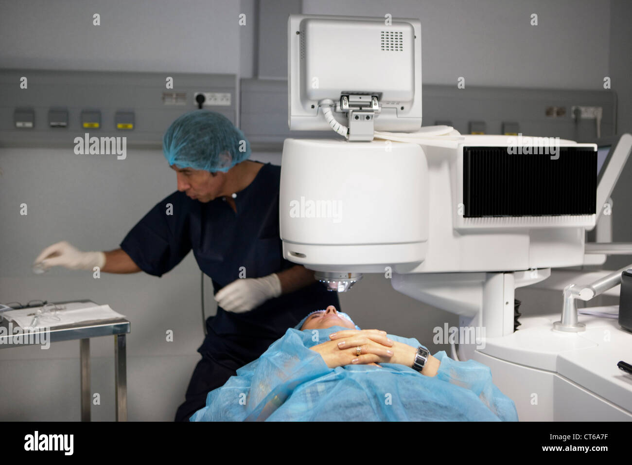 EYE LASER SURGERY Stock Photo - Alamy