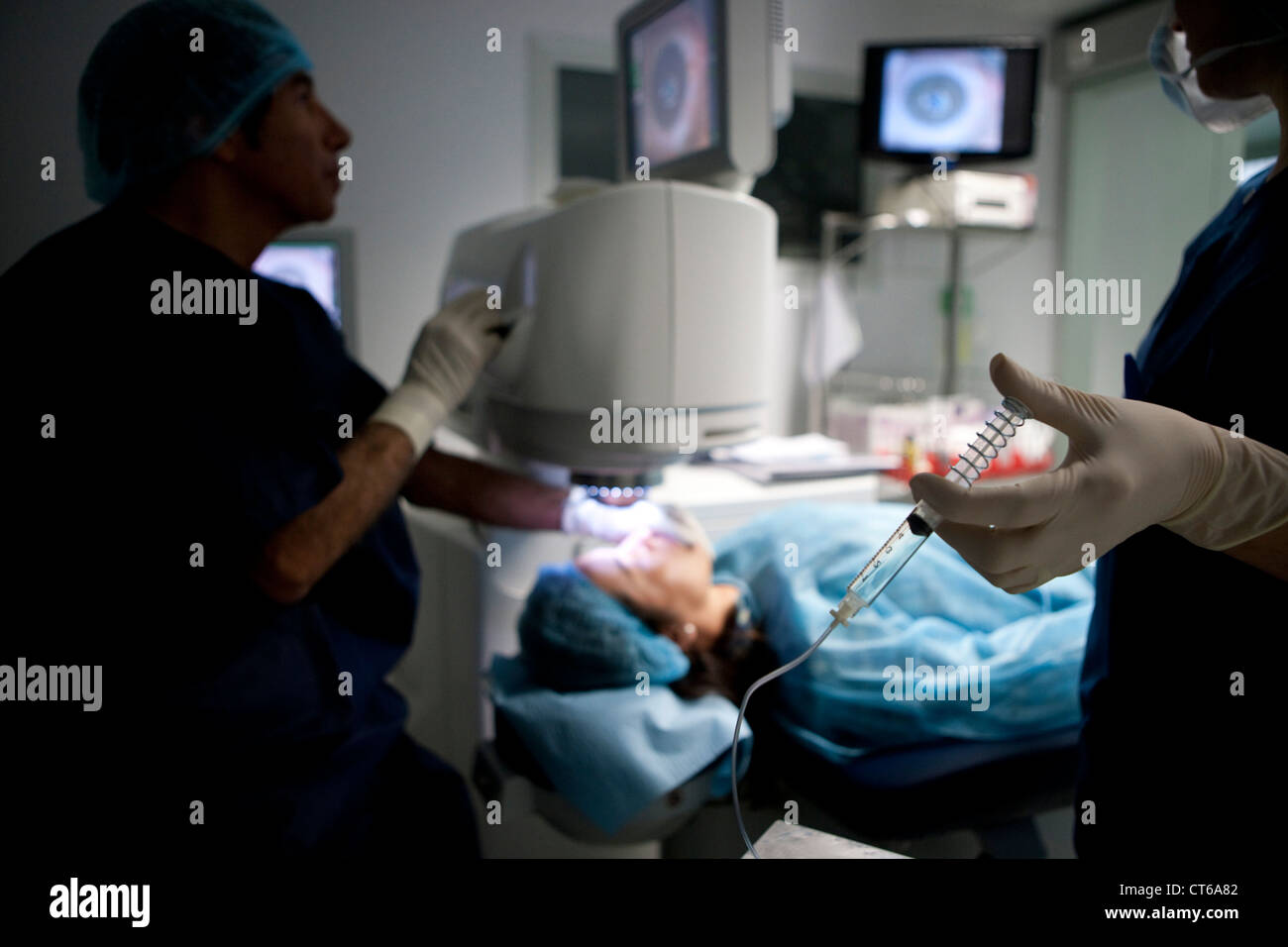 EYE LASER SURGERY Stock Photo - Alamy