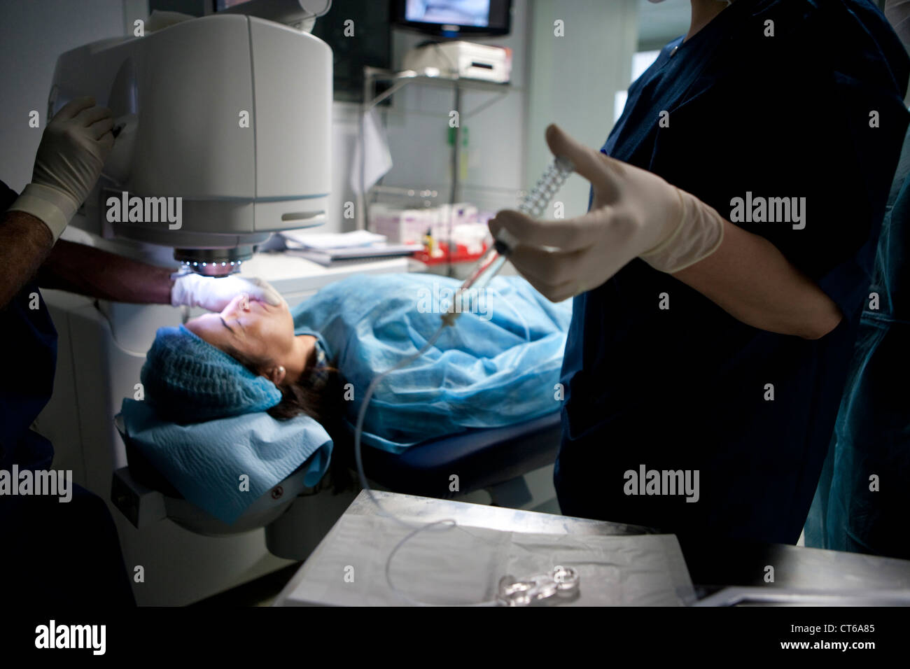 EYE LASER SURGERY Stock Photo - Alamy