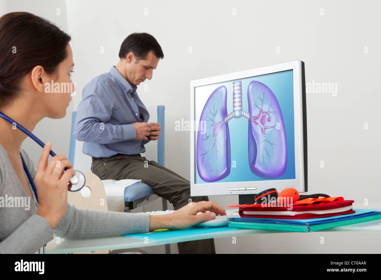 Pneumology artwork hi-res stock photography and images - Alamy