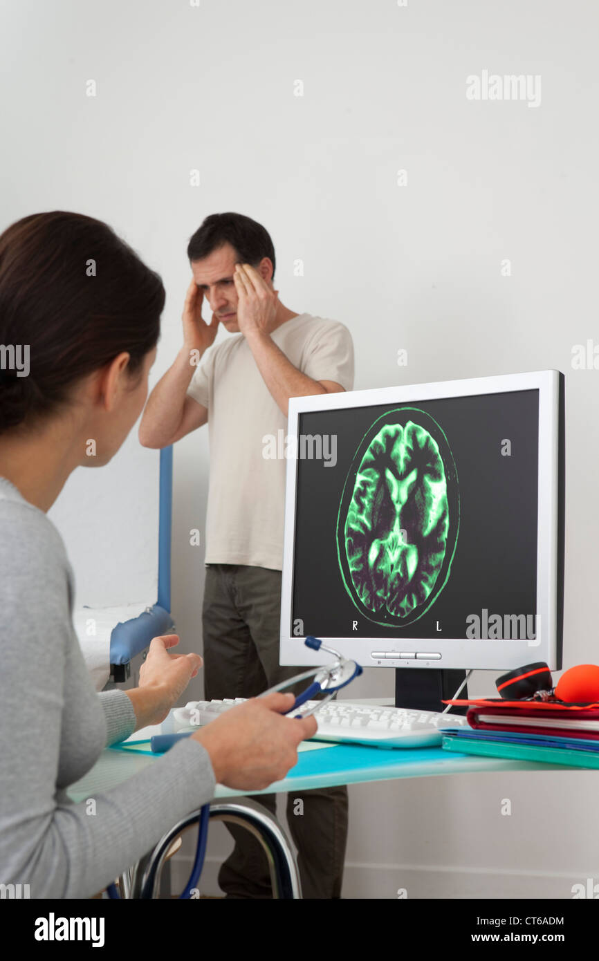 NEUROLOGY CONSULTATION WOMAN Stock Photo - Alamy