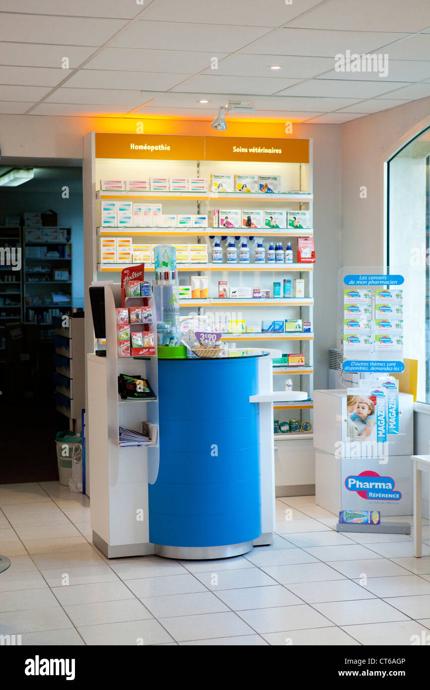 INTERIOR OF A CHEMIST'S SHOP Stock Photo - Alamy
