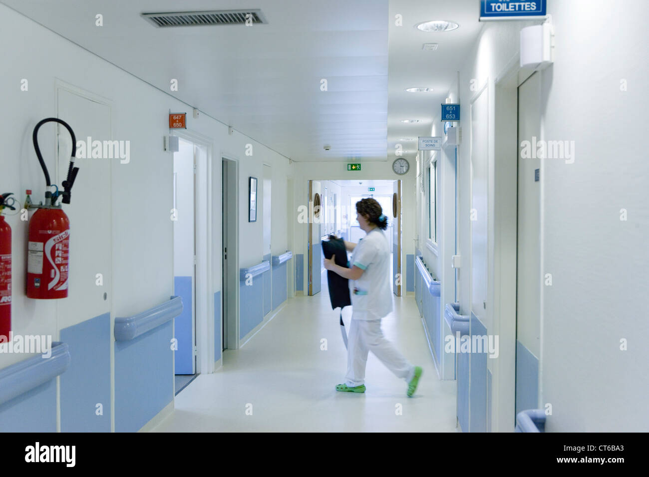 INTERIOR OF A HOSPITAL Stock Photo - Alamy